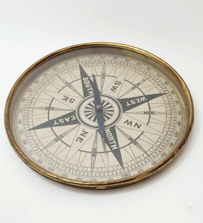 Antique Large Form Magnetic Compass | CURIOUS SCIENCE