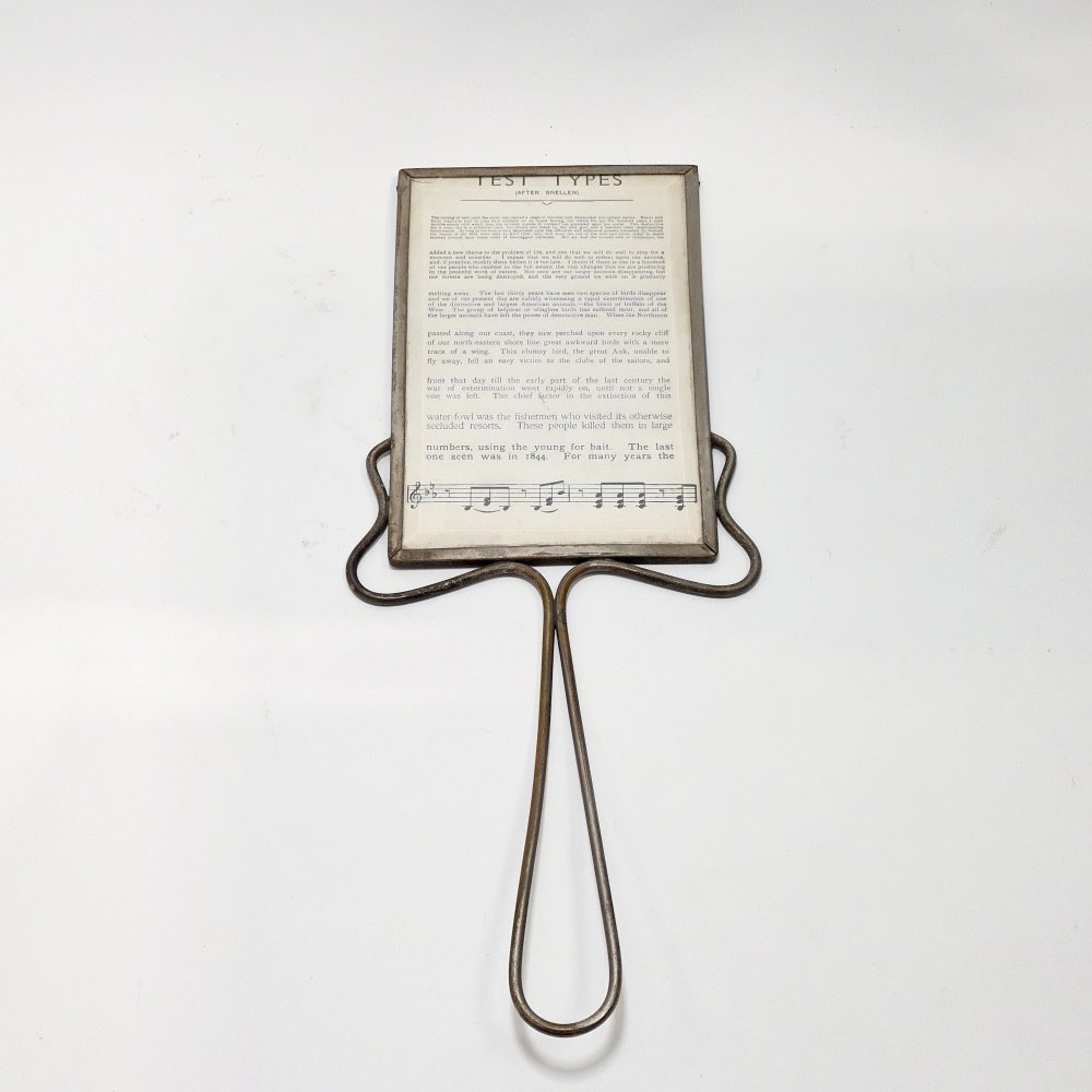 Handheld Eye Chart With Mirror | CURIOUS SCIENCE