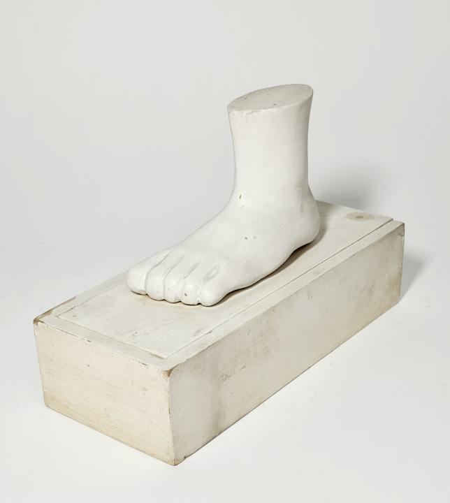 Sculpture Of Human Foot On Box | CURIOUS SCIENCE