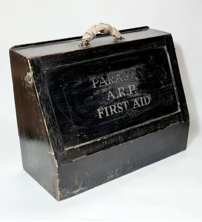 Vintage Wooden ARP Medical Kit (dressed) | CURIOUS SCIENCE