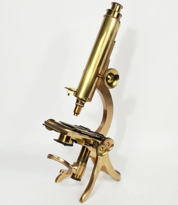 Large Brass Microscope | CURIOUS SCIENCE