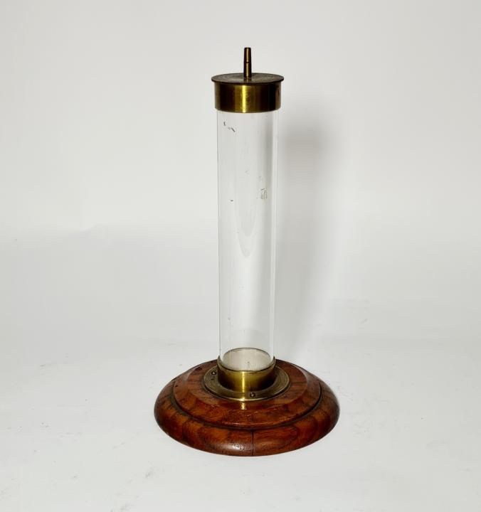 Leyden Jar On Wooden Base | CURIOUS SCIENCE