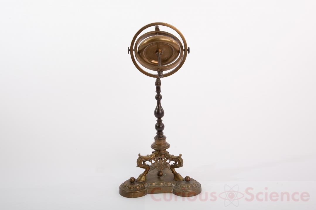 Gyroscope on Art Deco Base | CURIOUS SCIENCE