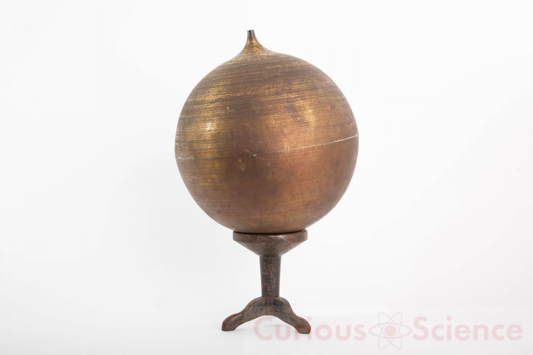 Brass Sphere on Iron Tripod Base | CURIOUS SCIENCE