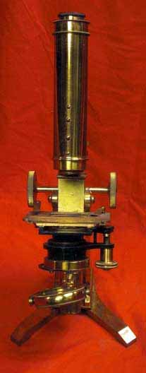 Antique Victorian Brass Microscope | CURIOUS SCIENCE