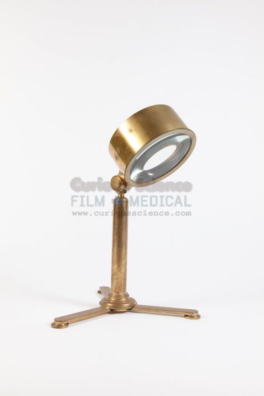 Large Brass Antique Magnifying Glass | CURIOUS SCIENCE