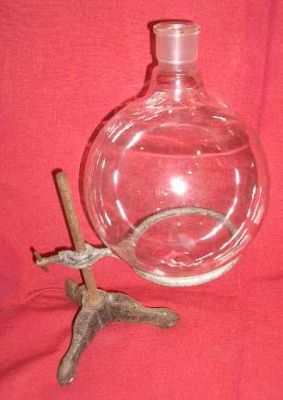 Spherical jar on stand | CURIOUS SCIENCE