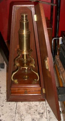 Large Culpepper microscope | CURIOUS SCIENCE