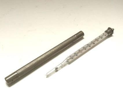 Thermometer and Decorative Metal Case | CURIOUS SCIENCE